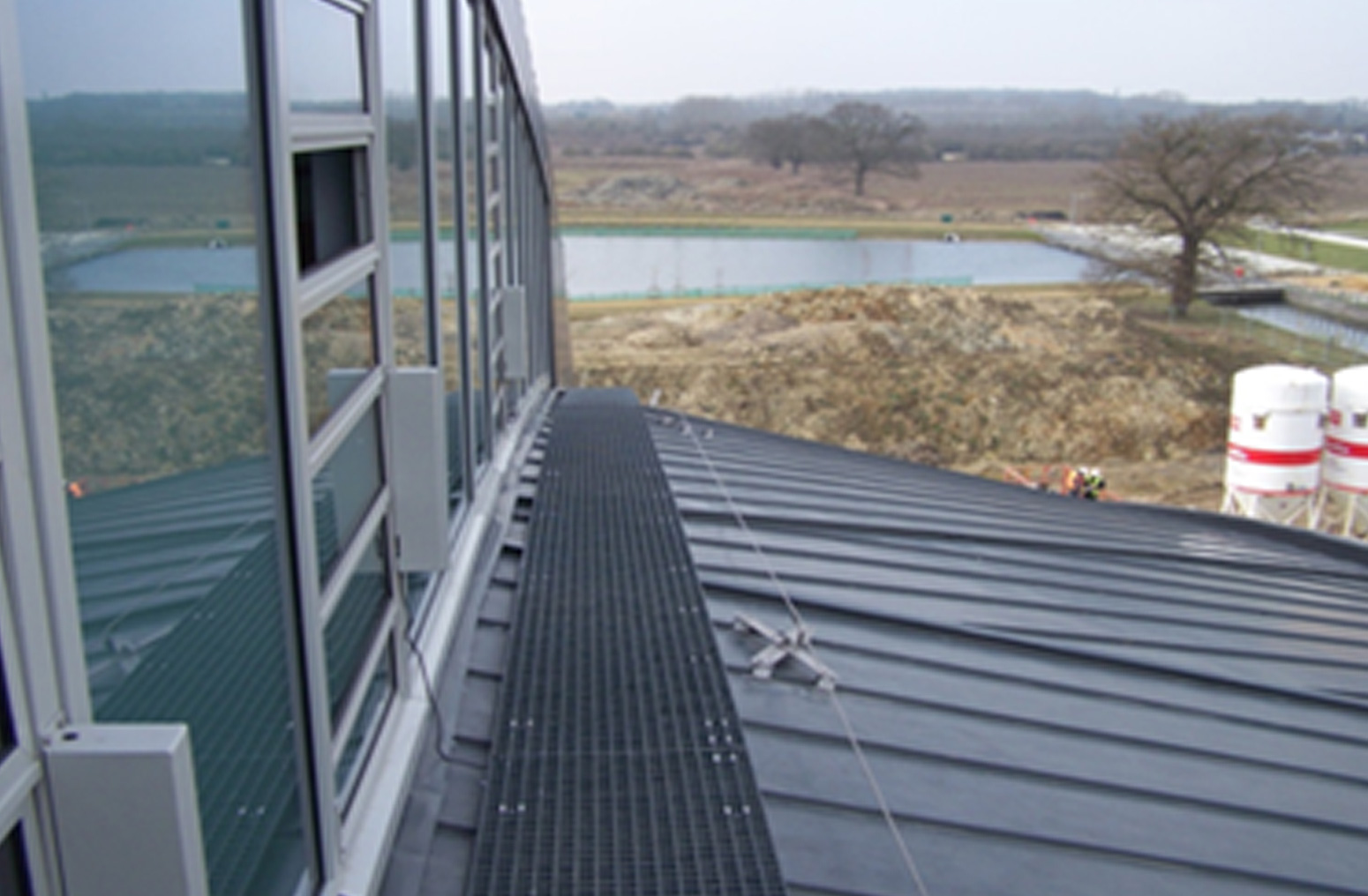 GRP Walkway – SafeRail Fall Protection Systems