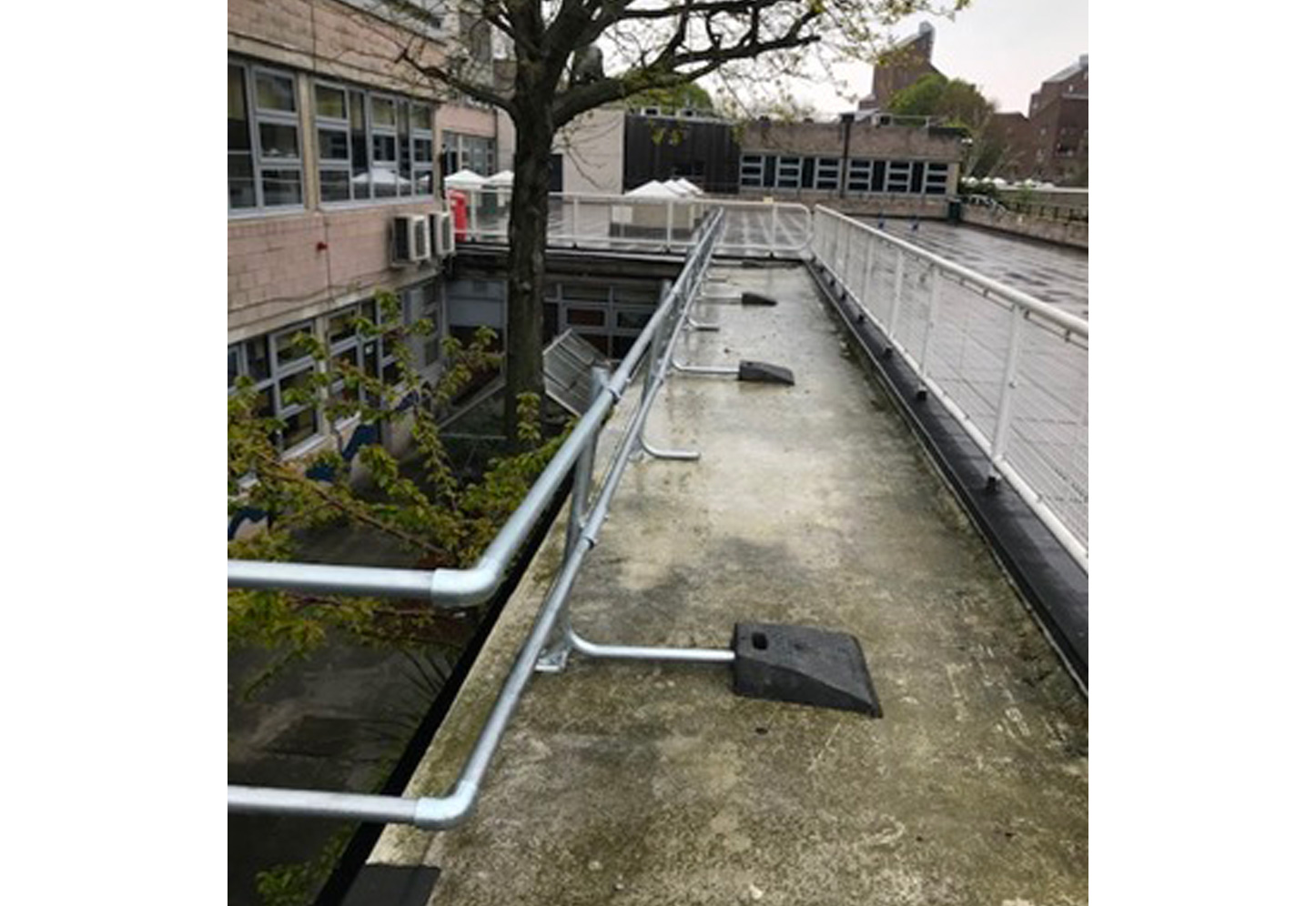 Freestanding Barriers – SafeRail Fall Protection Systems