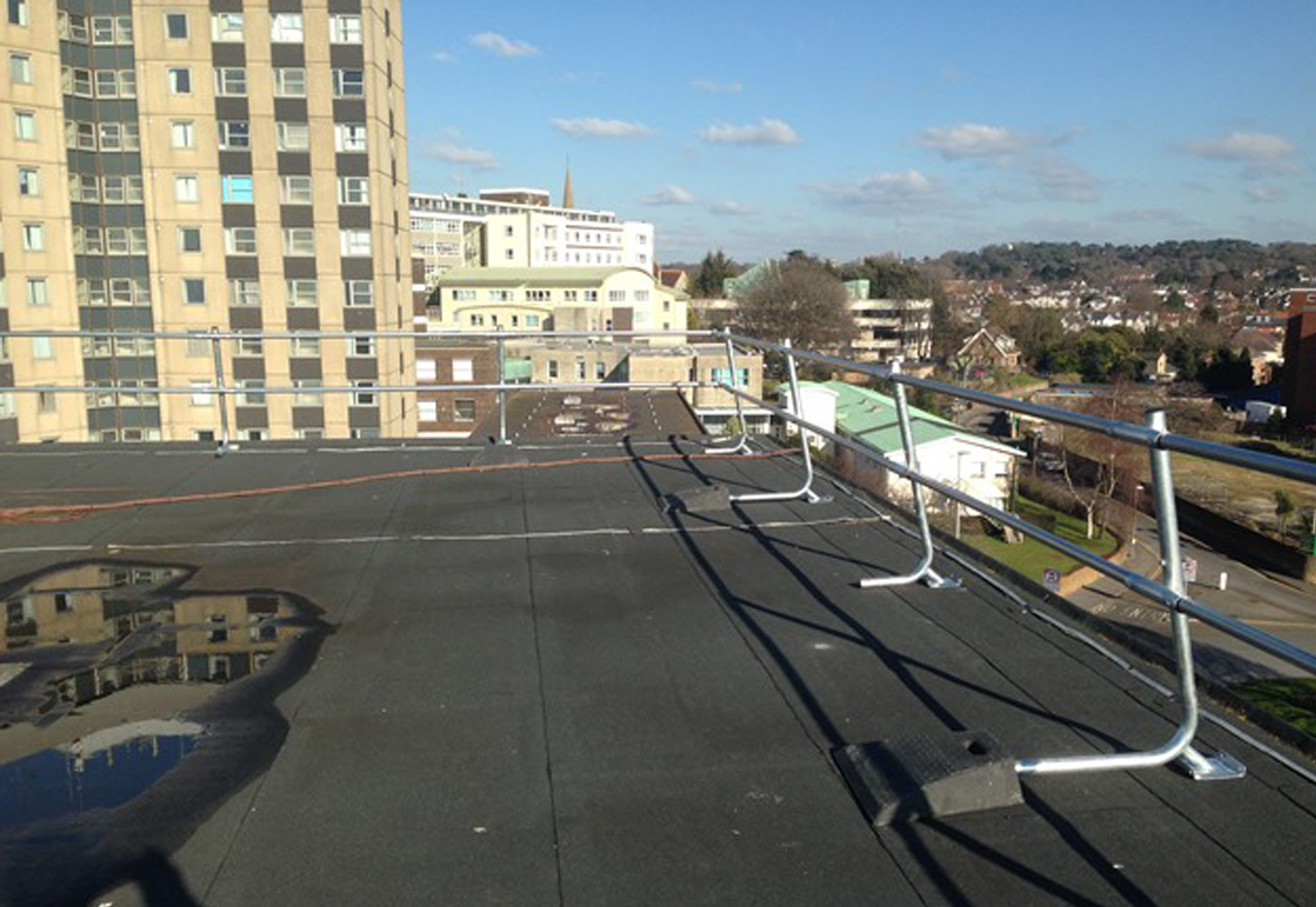 Freestanding Barriers – SafeRail Fall Protection Systems